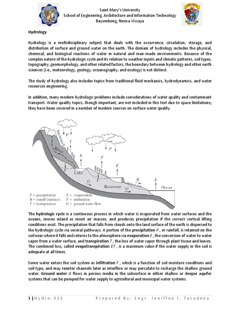 Introduction To Hydrology | PDF | Hydrology | Flood