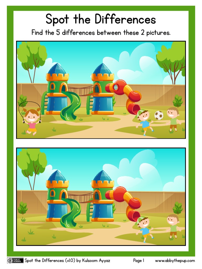 Spot The Differences | PDF