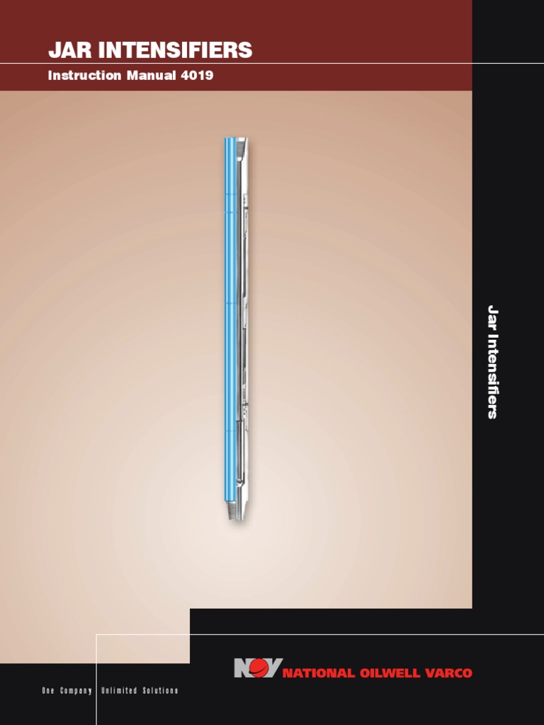 Jar Intensifiers: Instruction Manual 4019 | PDF | Pump | Piston