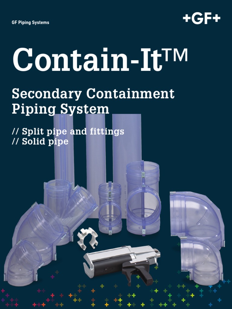 Contain-It™: Secondary Containment Piping System | PDF | Pipe (Fluid ...