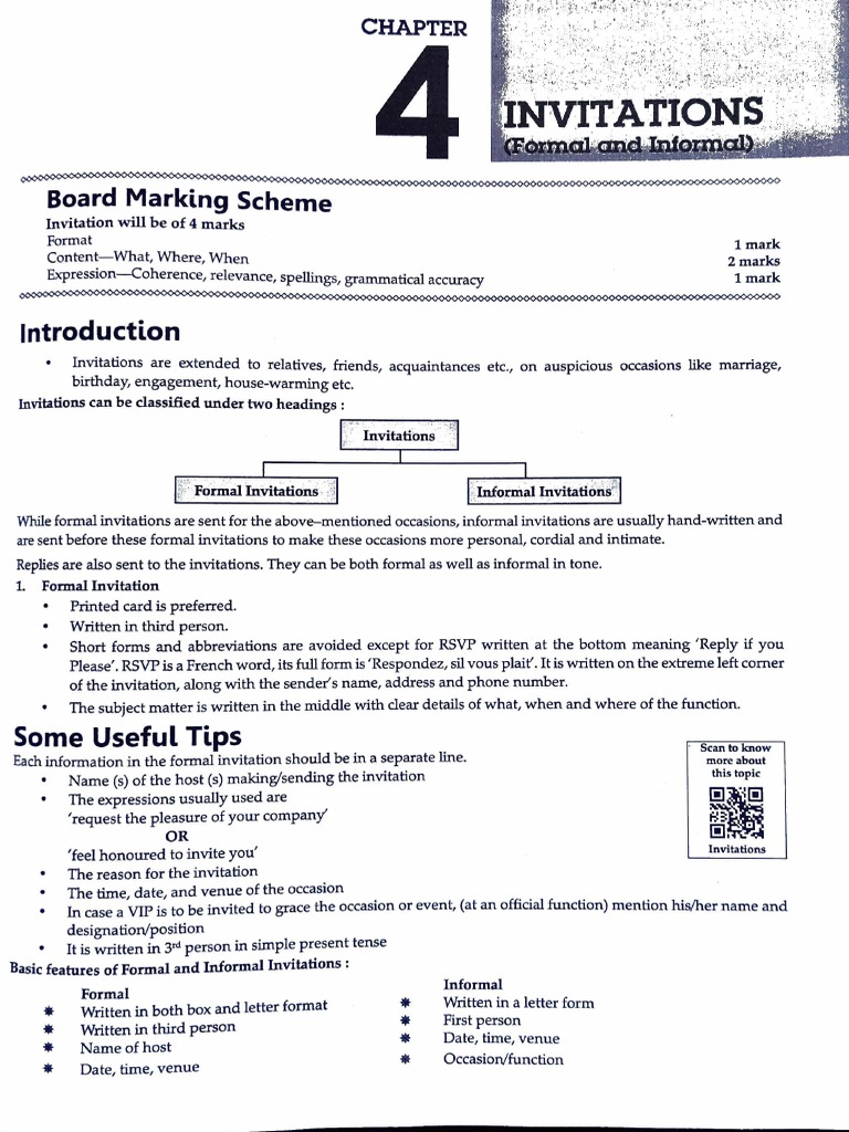 Invitation Format | PDF | Linguistics