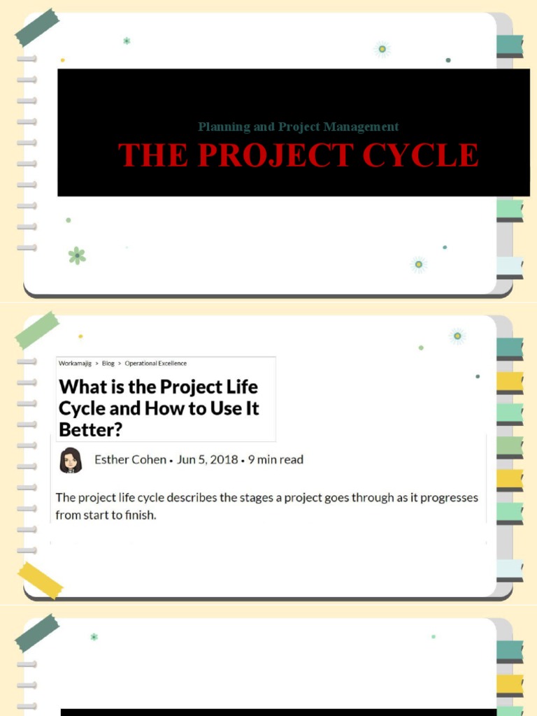 The Project Cycle-7411633067831932 | PDF | Project Management ...