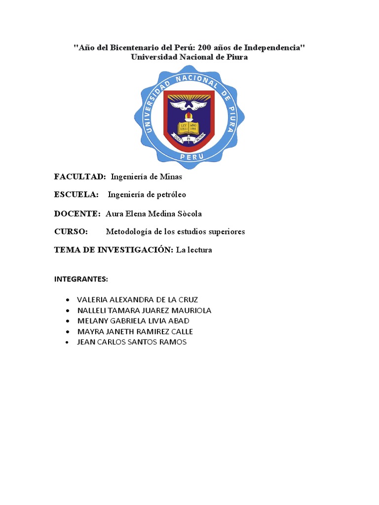 Indice Unp | PDF | Metodos de aprendizaje