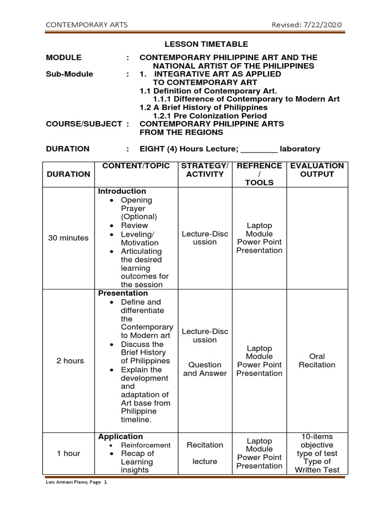 Module 2 Definition of Contemporary Art | PDF | Sculpture | Shamanism