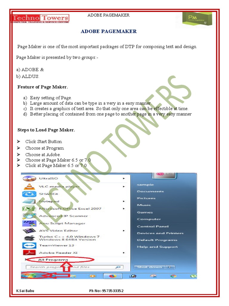 Perfect Pagemaker Notes | PDF | Icon (Computing) | Menu (Computing)