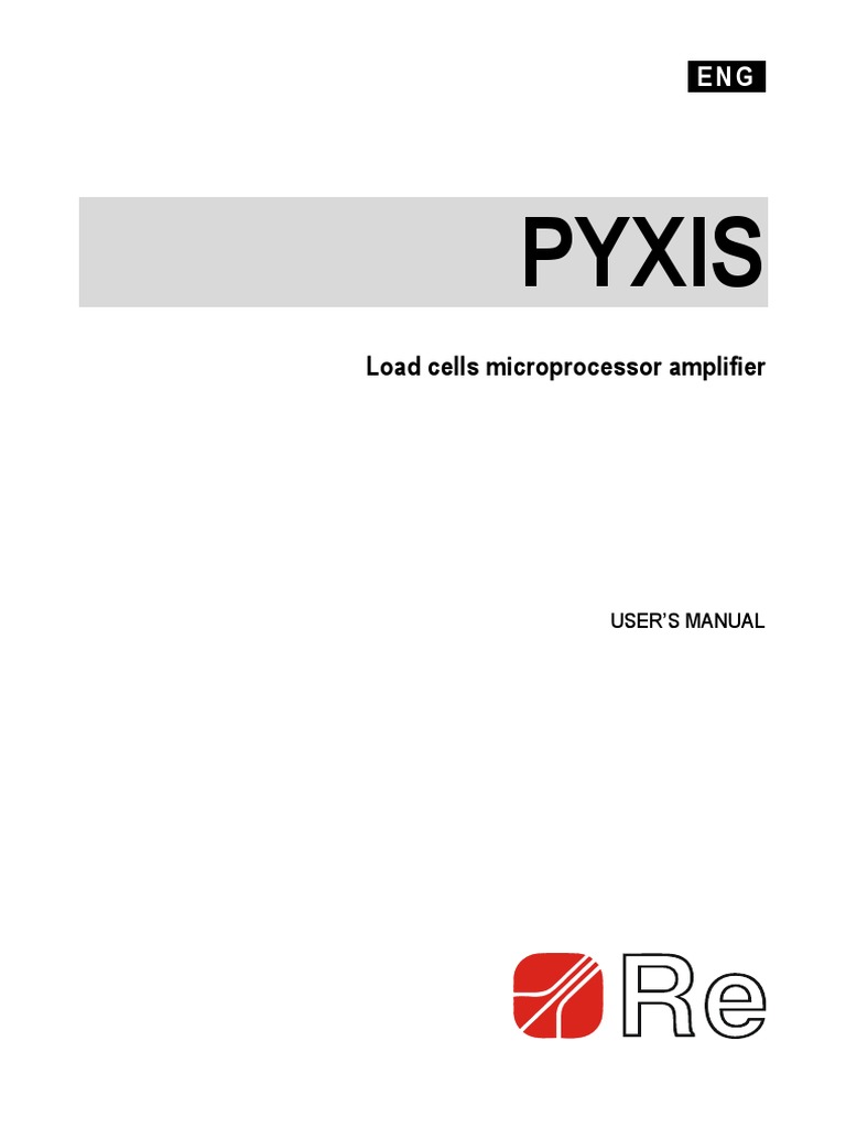 Pyxis: User'S Manual | PDF | Calibration | Amplifier