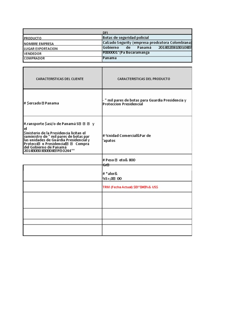 "Presupuestos para La Empresa LPQ Maderas | PDF | Comercio | El comercio internacional