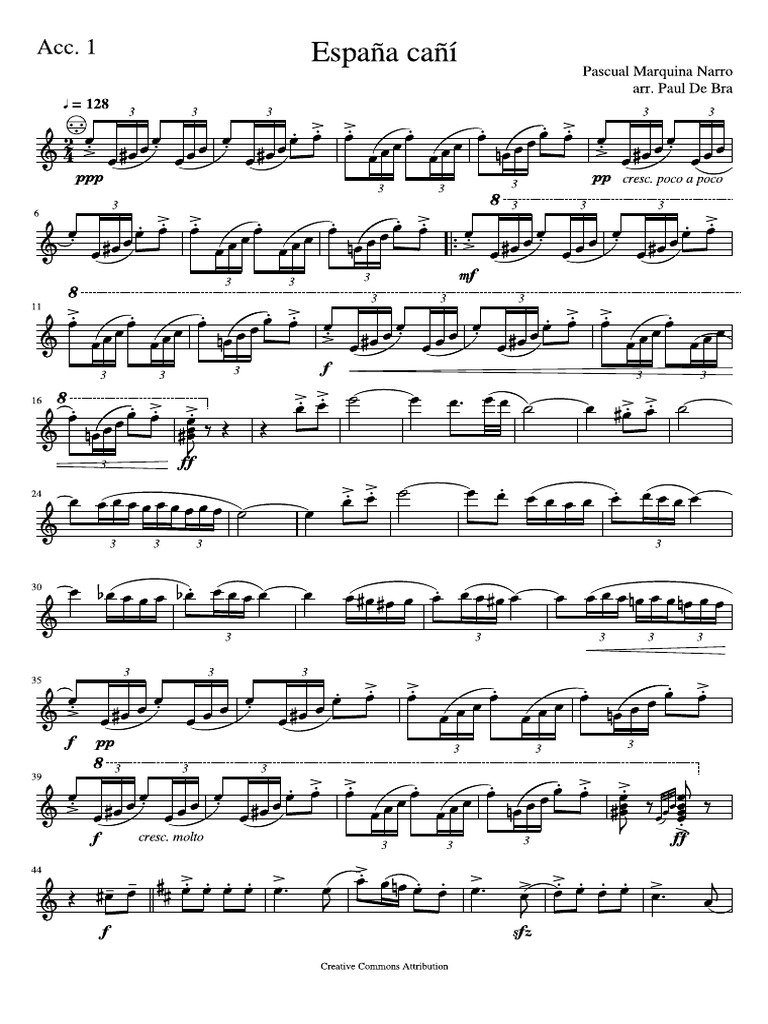 España Cañi Paso Doble Pdf