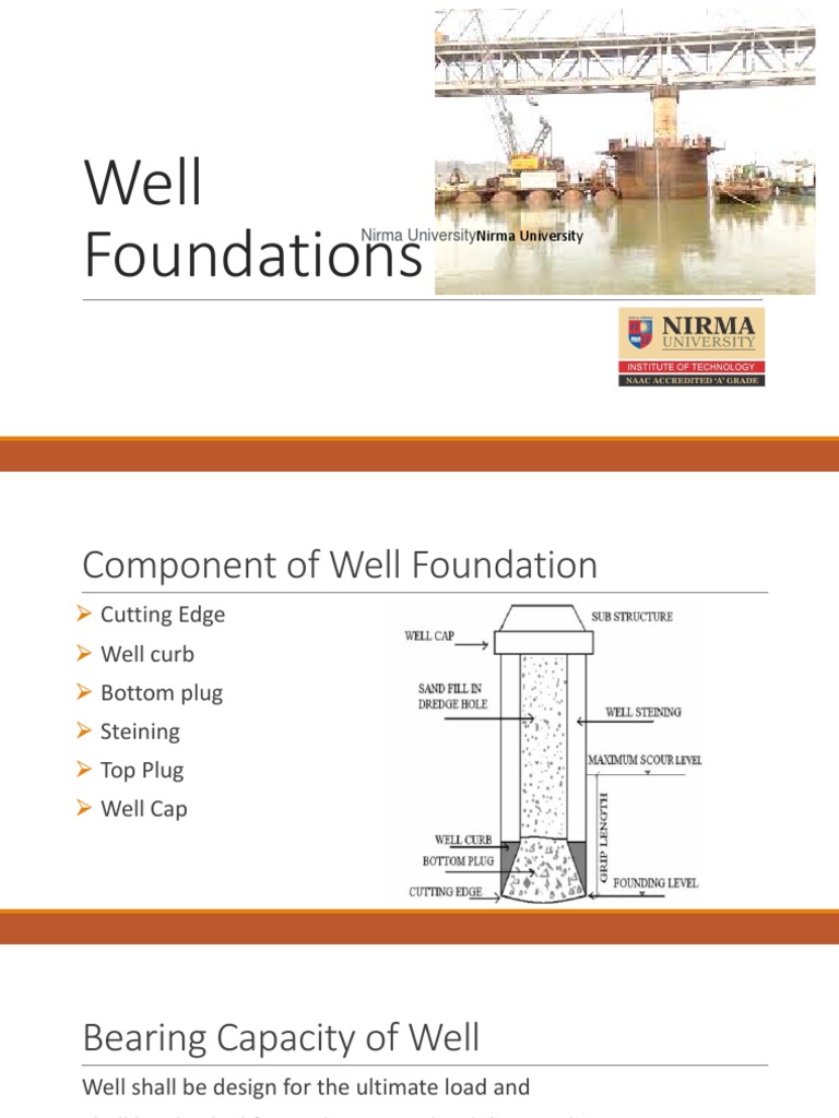 Well Foundations | PDF | Civil Engineering | Applied And ...