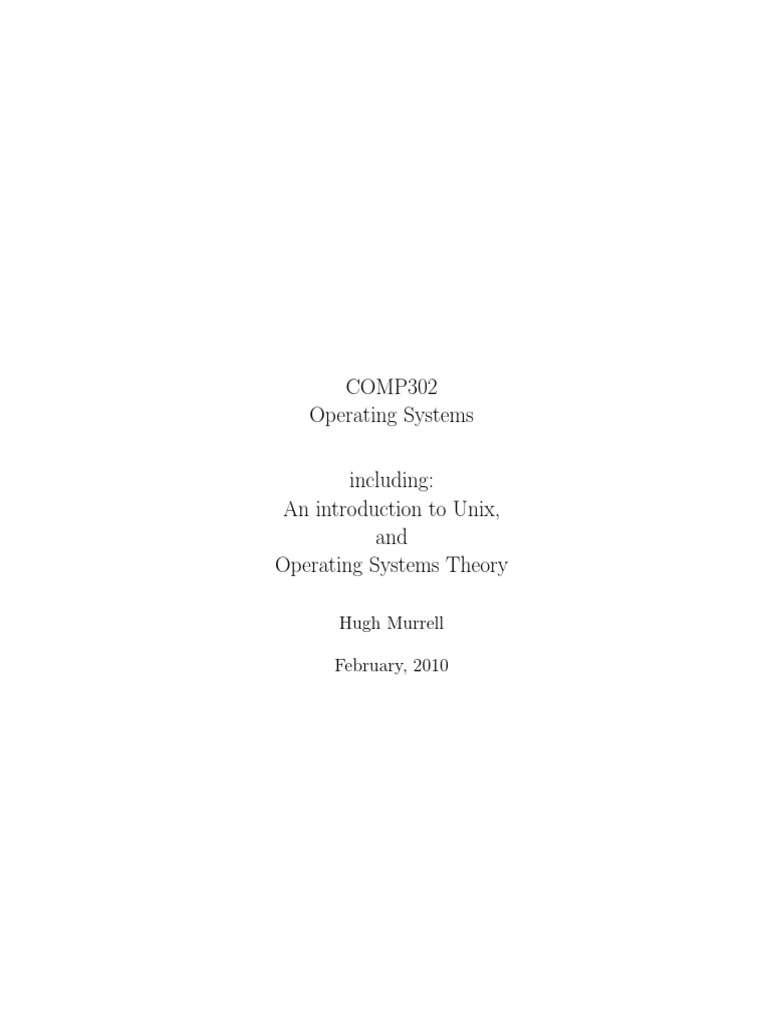 Operating Systems | Download Free PDF | Computer File | Scheduling (Computing)