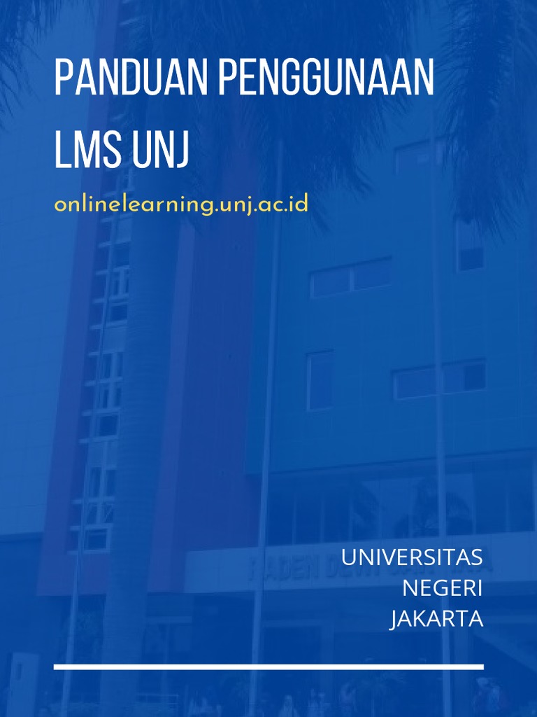 Panduan LMS UNJ | PDF