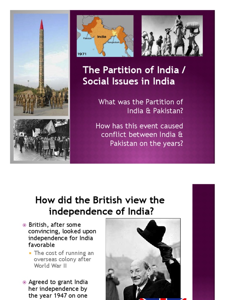 Partition of India101 | PDF | Partition Of India | British Raj