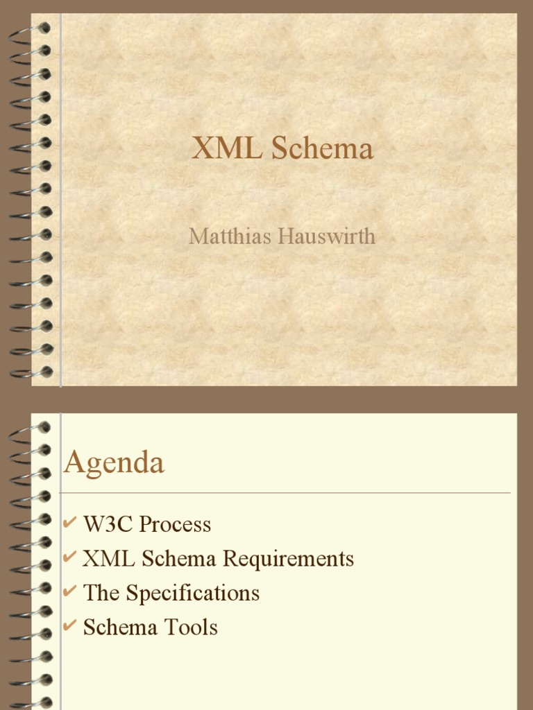 An Overview of XML Schema: Specifications, Tools, and Examples | PDF | Xml Schema | Xml