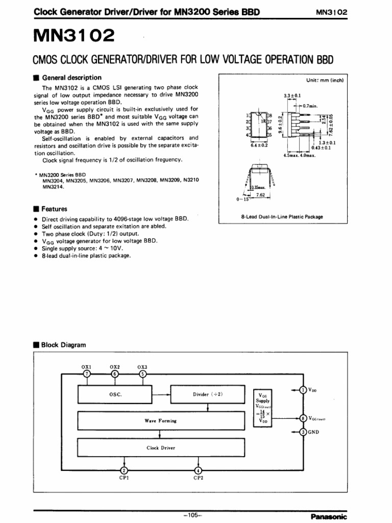 MN3102 | PDF