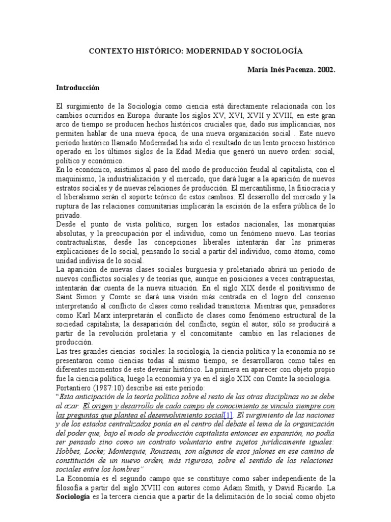 Contexto Histórico | PDF | Feudalismo | Capitalismo