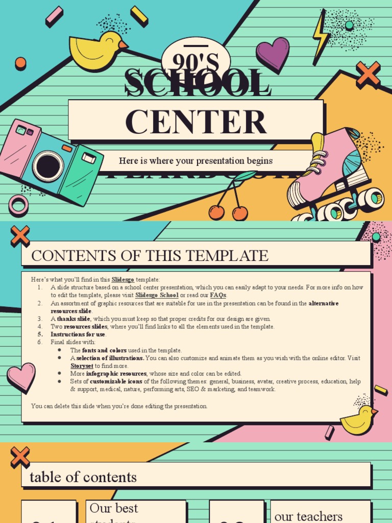 90's School Center Yearbook by Slidesgo | PDF | Solar System | Planets
