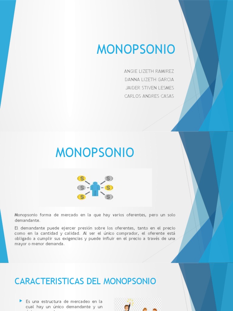 Diapositivas Monopsonio | Descargar gratis PDF | Mercado (economía ...