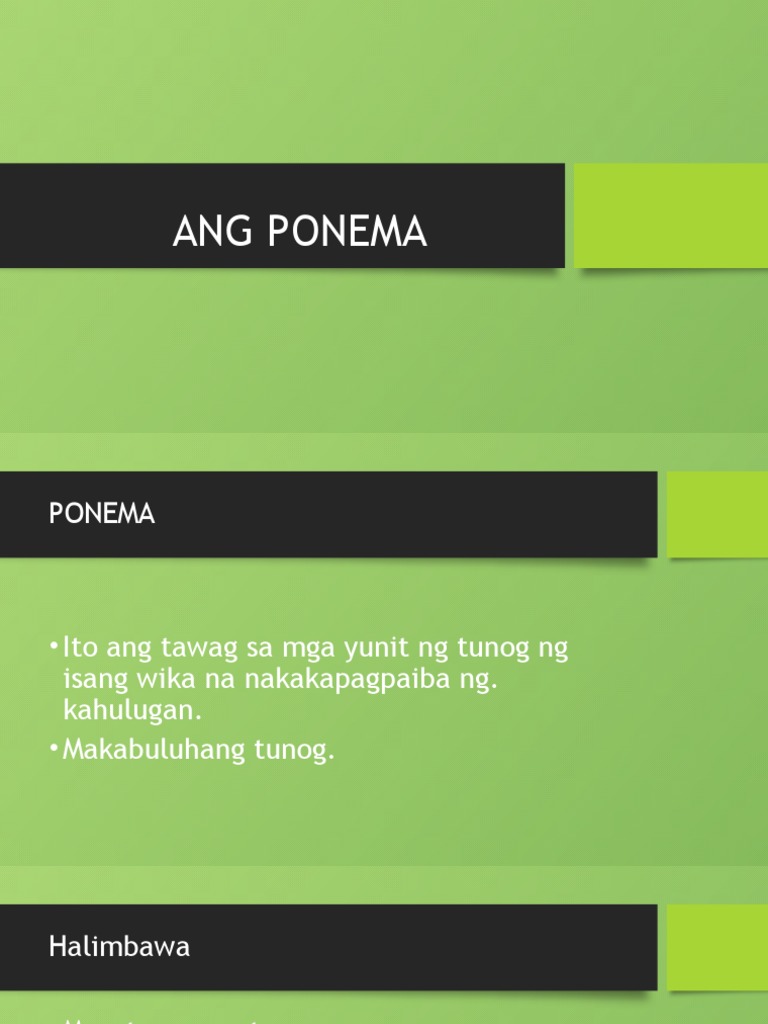 Ang Ponema | PDF