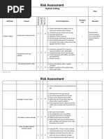 Risk Assessment Fence Installation | PDF | Occupational Safety And ...