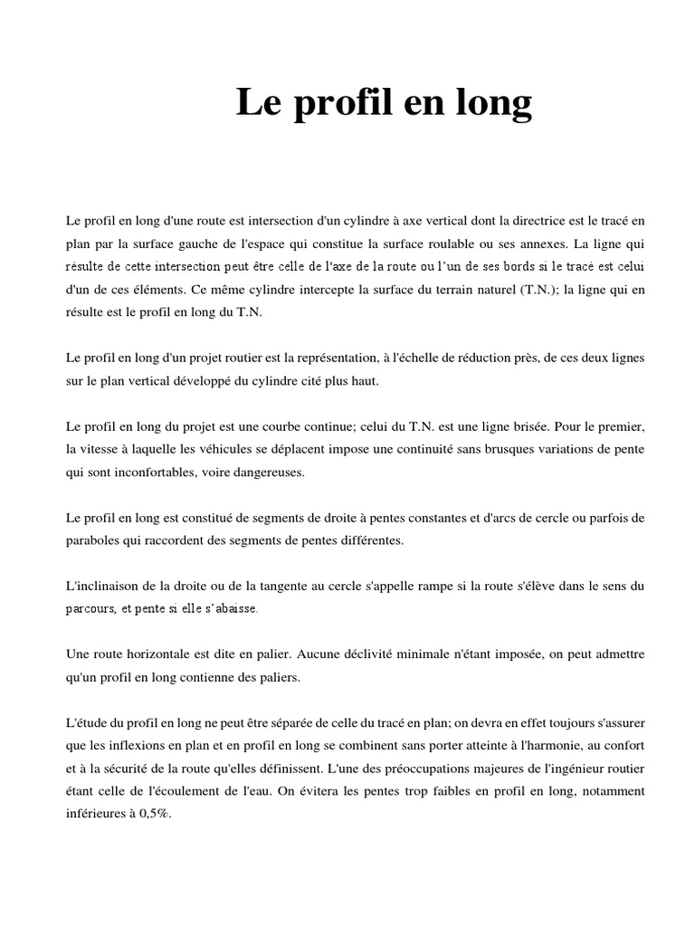 Profil en Long | Descargar gratis PDF | Cercle | Profil (aérodynamique)