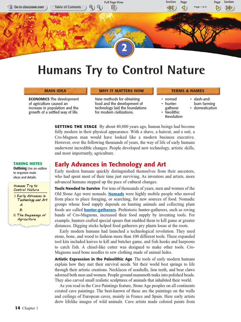 Humans Try To Control Nature | Download Free PDF | Agriculture | Cereals