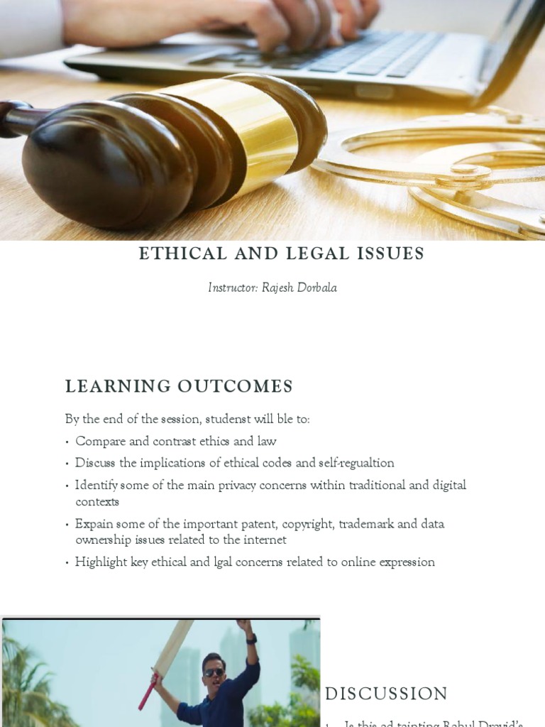 Ethical and Legal Issues Overview | PDF