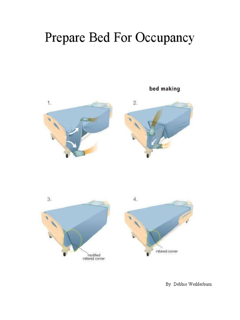 Bed Making Procedures for Occupancy | PDF | Bedding | Bed