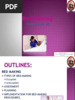 Prepare Bed For Occupancy | PDF | Bedding | Bed