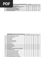 Cashier Daily Checklist: Week Ending: Store: Opening Mon Tue Wed Thur ...