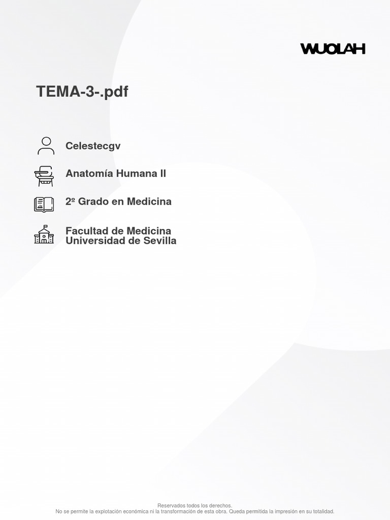 Wuolah Free TEMA 3 | PDF | Páncreas | Abdomen