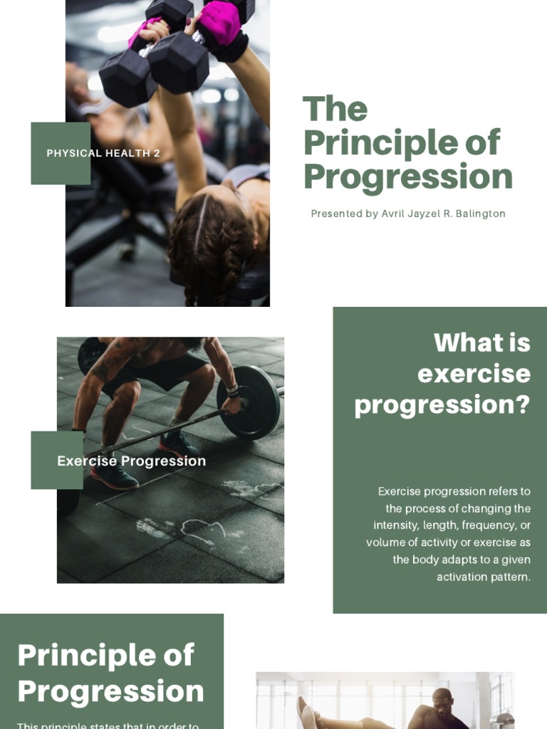 The Principle of Progression | PDF | Strength Training | Physical Fitness