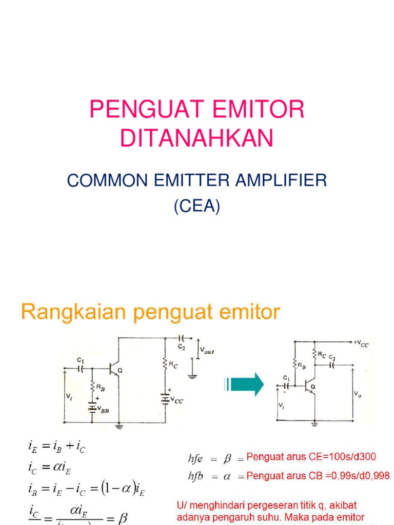 Penguat Common Emitter | PDF