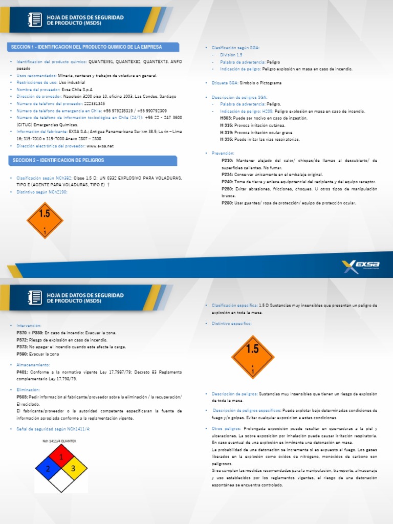 Csso HDS 001 Quantex 91 Quantex 82 Quantex 73 V3 | PDF | Residuos | Agua