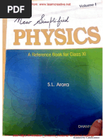 SL Arora Simplified Physics Class 12 Vol 1 Blunt Library | PDF