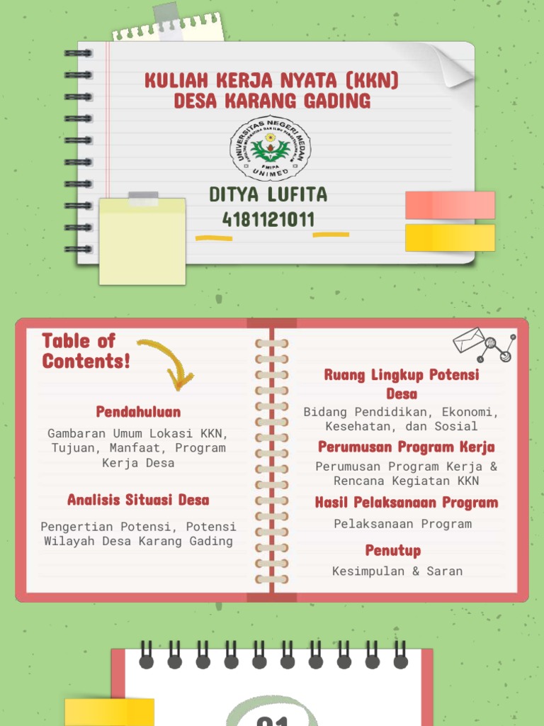 Kuliah Kerja Nyata (KKN) Desa Karang Gading: Ditya Lufita 4181121011 | PDF