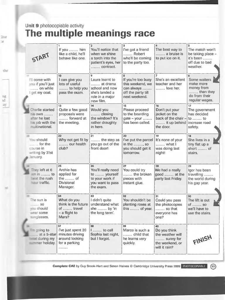 Vocabulary Maze Game | PDF