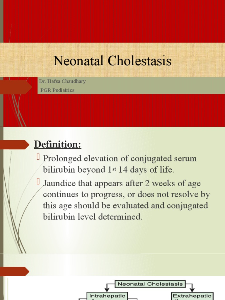 Neonatal Cholestasis Overview and Management | PDF | Liver | Hepatitis