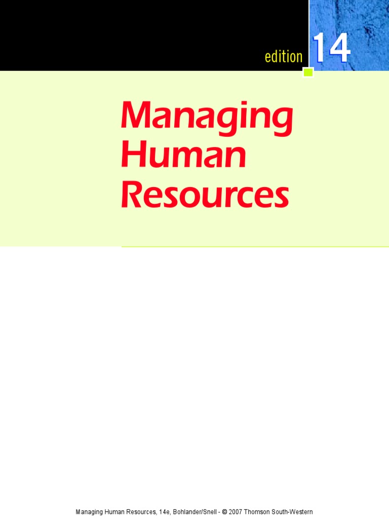 Managing HR | PDF | Human Resource Management | Human Resources