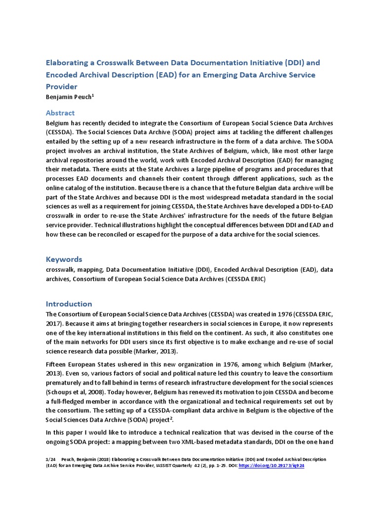 Standard Metadata | PDF | Metadata | Archive