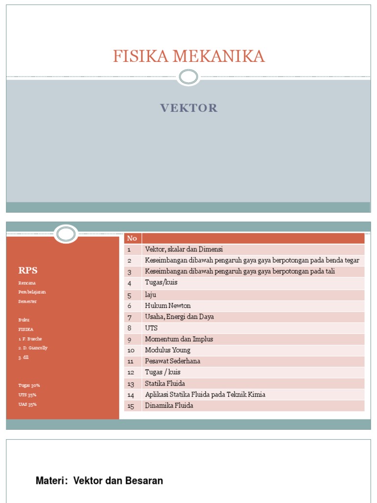 Fisika Mekanika | PDF