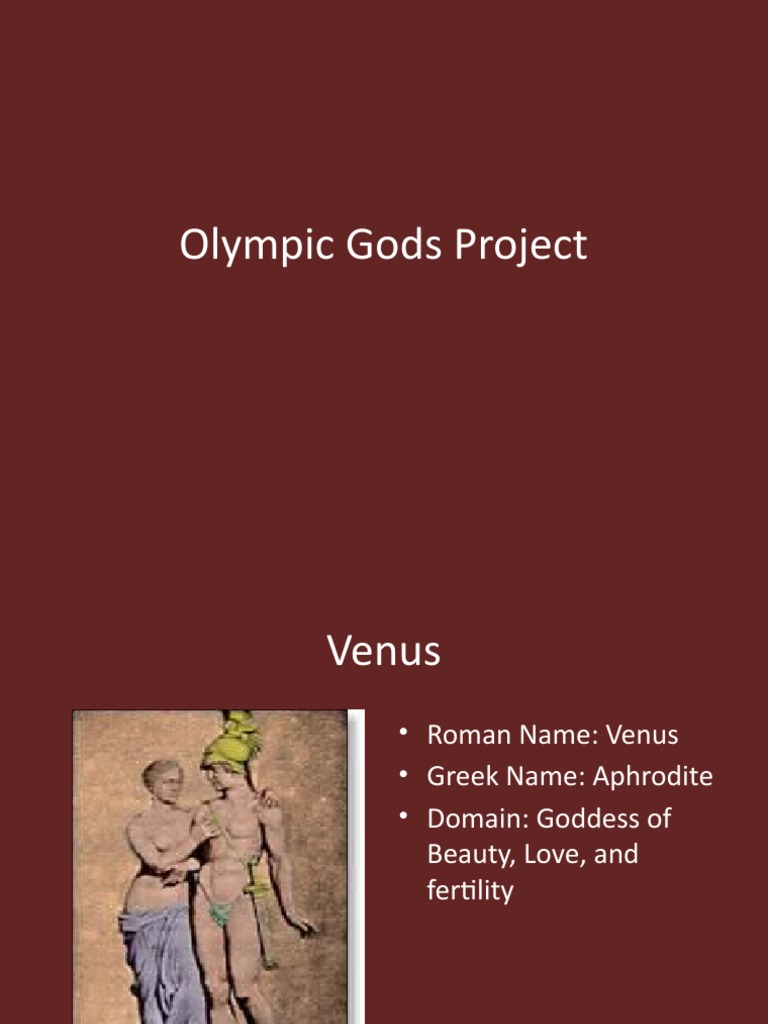 Overview of Olympic Gods and Goddesses | PDF | Social Science