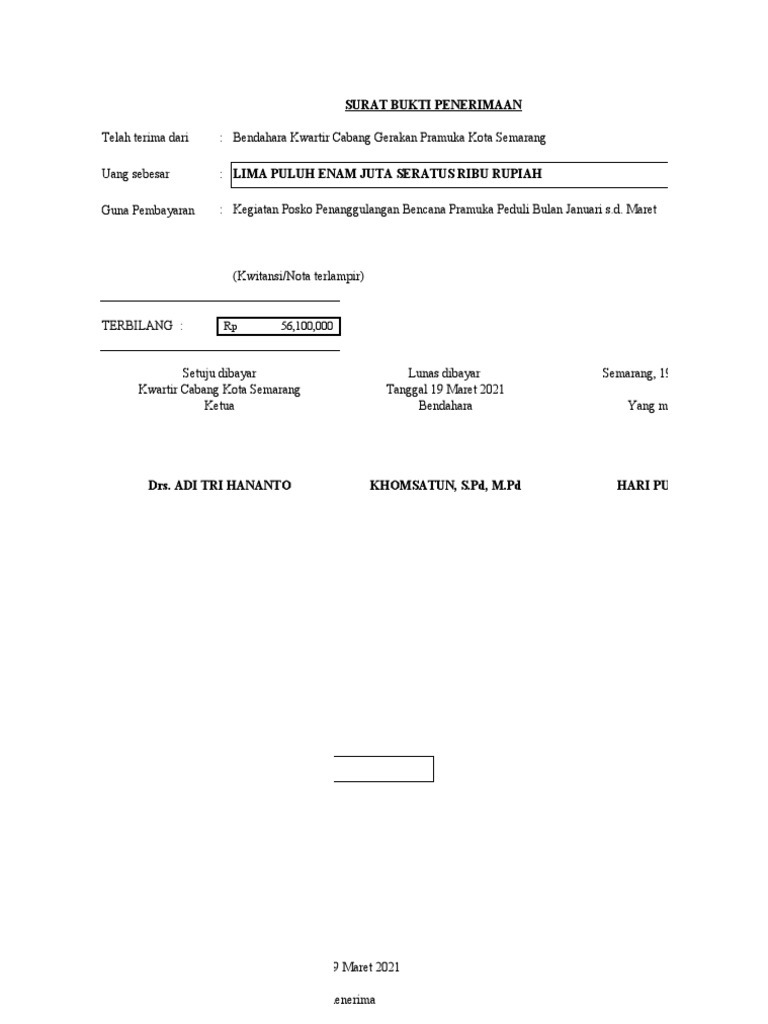 Contoh Form A2 | PDF