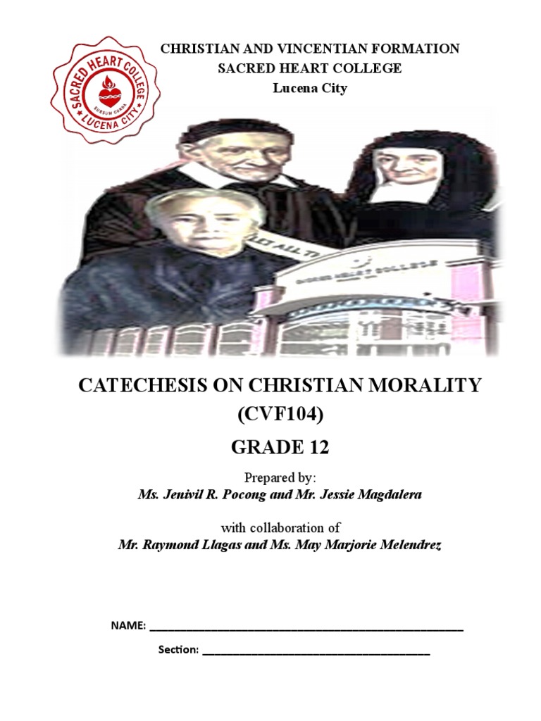 Catechesis On Christian Morality (CVF104) Grade 12: Christian and ...
