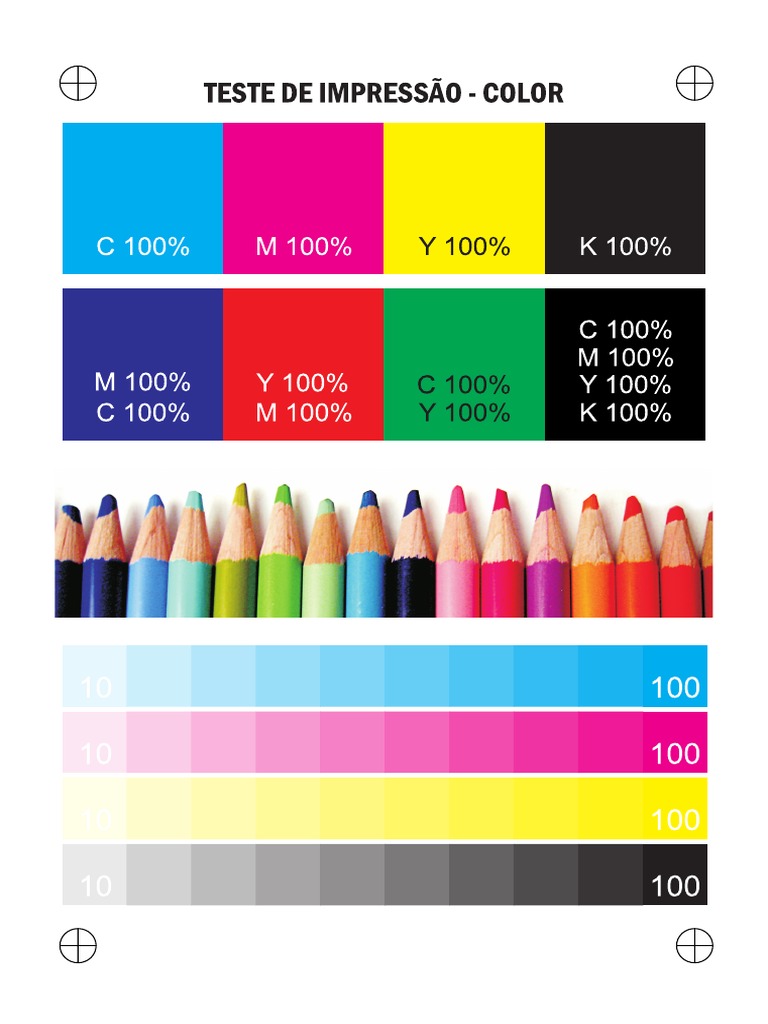 Teste de Cores Cmyk Epson 0000 | PDF