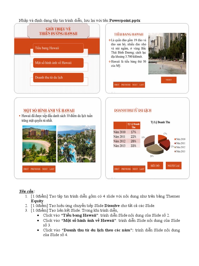 Bai Tap Powerpoint 8 | PDF