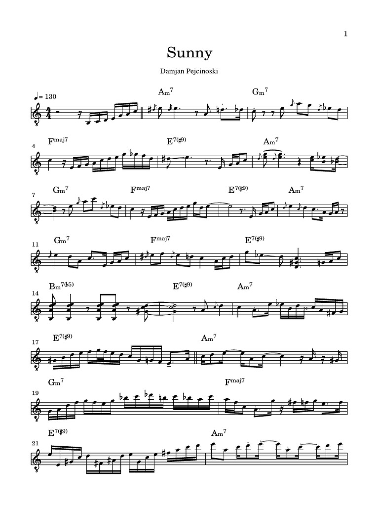Sunny | PDF