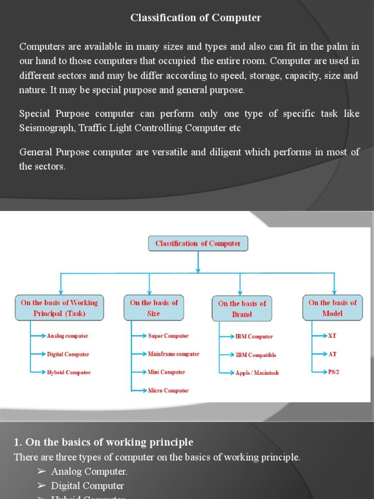 Classification of Computer | PDF | Central Processing Unit | Random ...