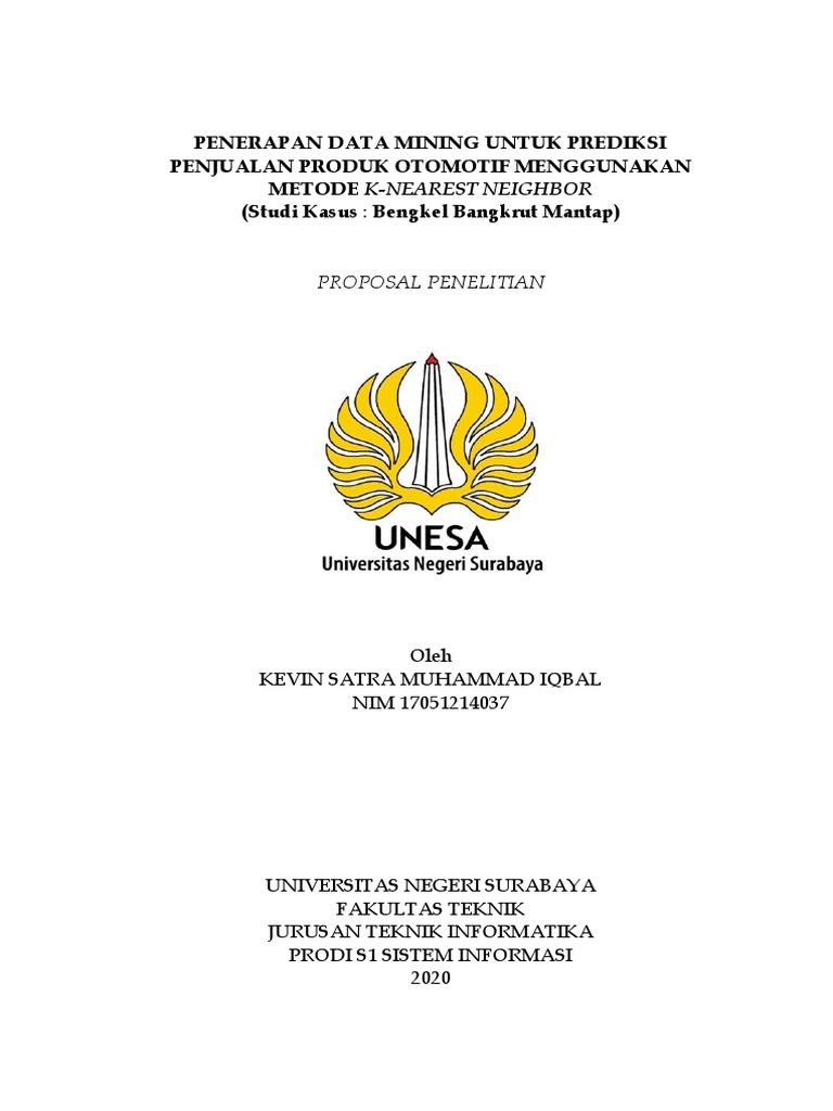 Prediksi Penjualan Otomotif dengan KNN | PDF