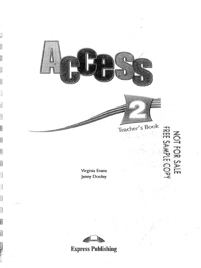 Access 2 Teacher S Book | PDF