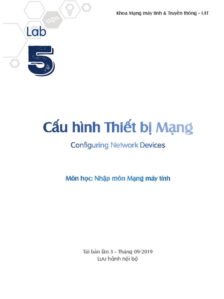 Lab 5 Configuring Network Devices | PDF
